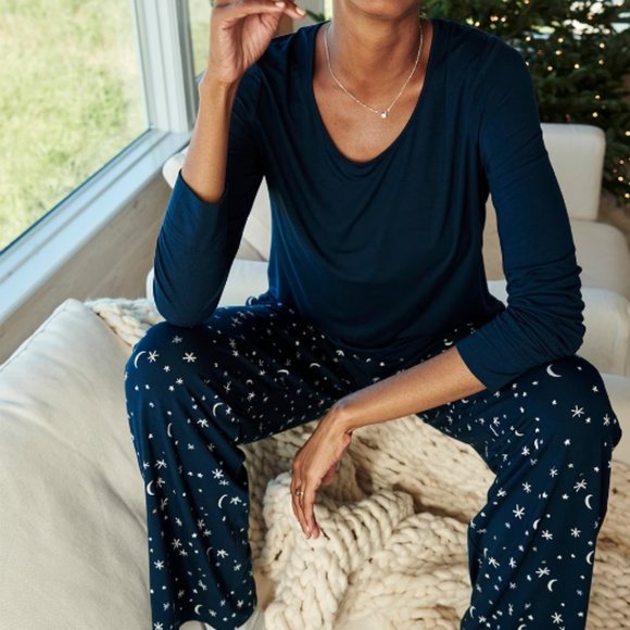 Soma | Intimates & Sleepwear | Nwt Soma Cool Nights Long Sleeve Pj Set ...